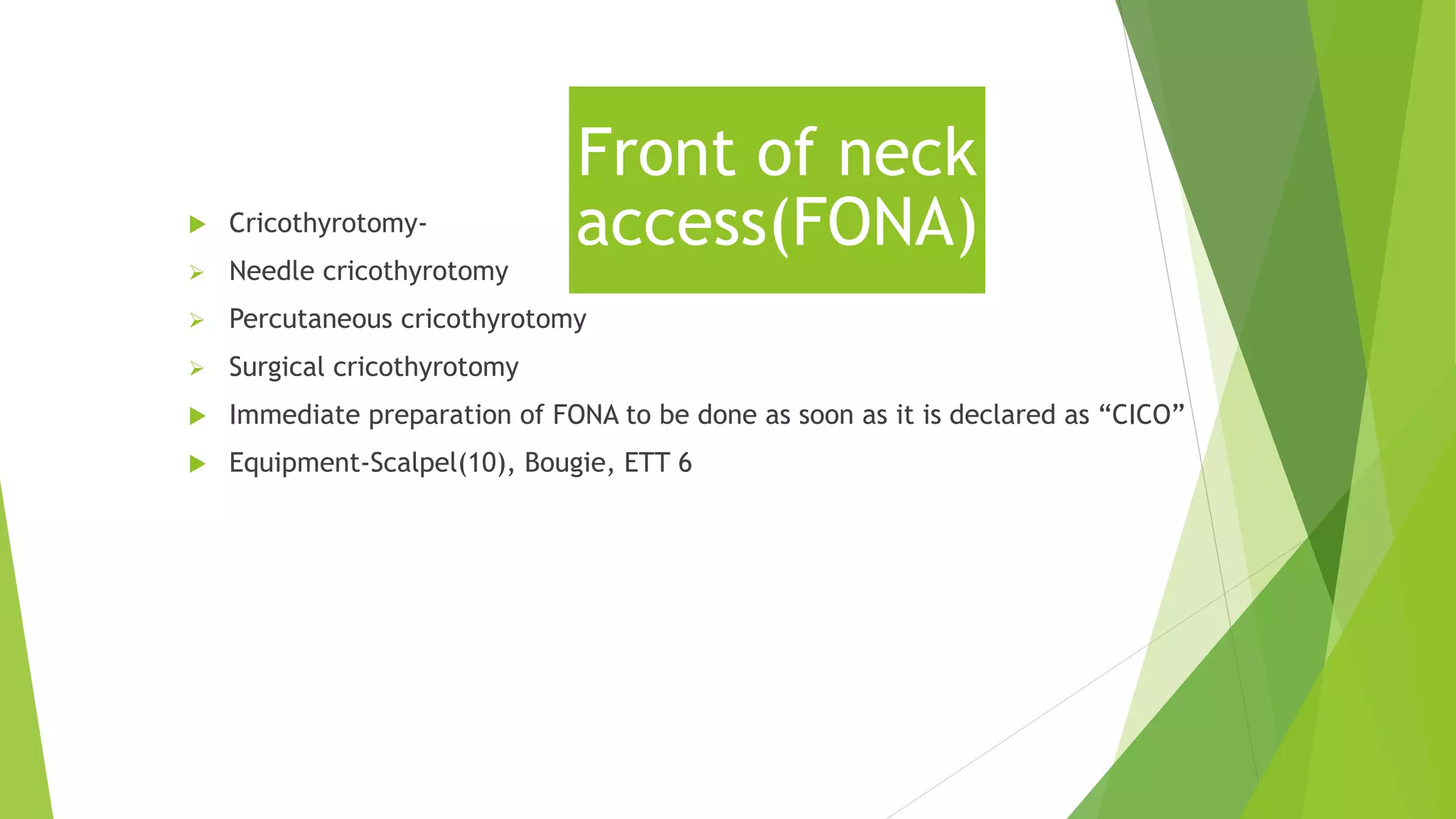 Difficult airway | PPTX