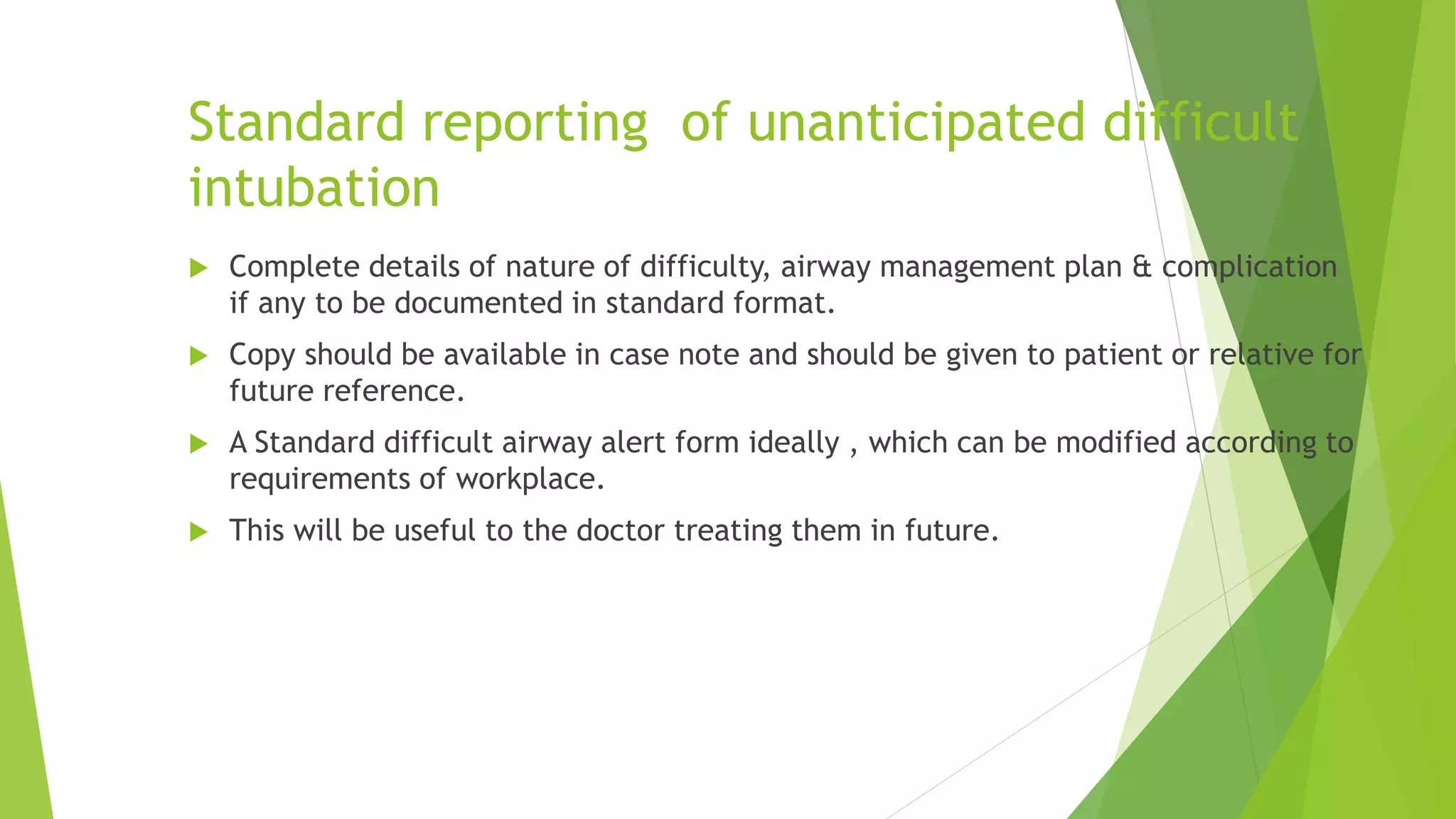 Difficult airway | PPTX
