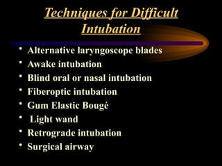 Difficult Airway difficult airwayyyyyyyy | PPT