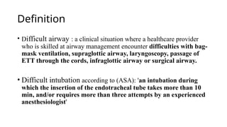 Difficult airway anaesthesia lecture.pptx