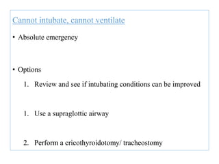 Difficult airway in ICU by Dr. Aditya Jindal | JIndal Chest Clinic | PPTX