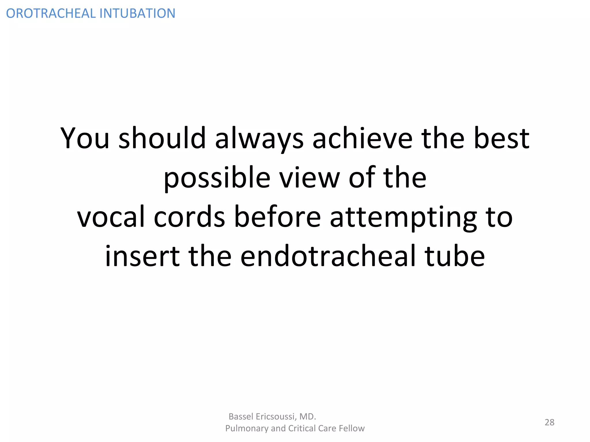 ADVANCED AIRWAY MANAGEMENT IN THE INTENSIVE CARE UNIT: FUNDAMENTALS OF ...