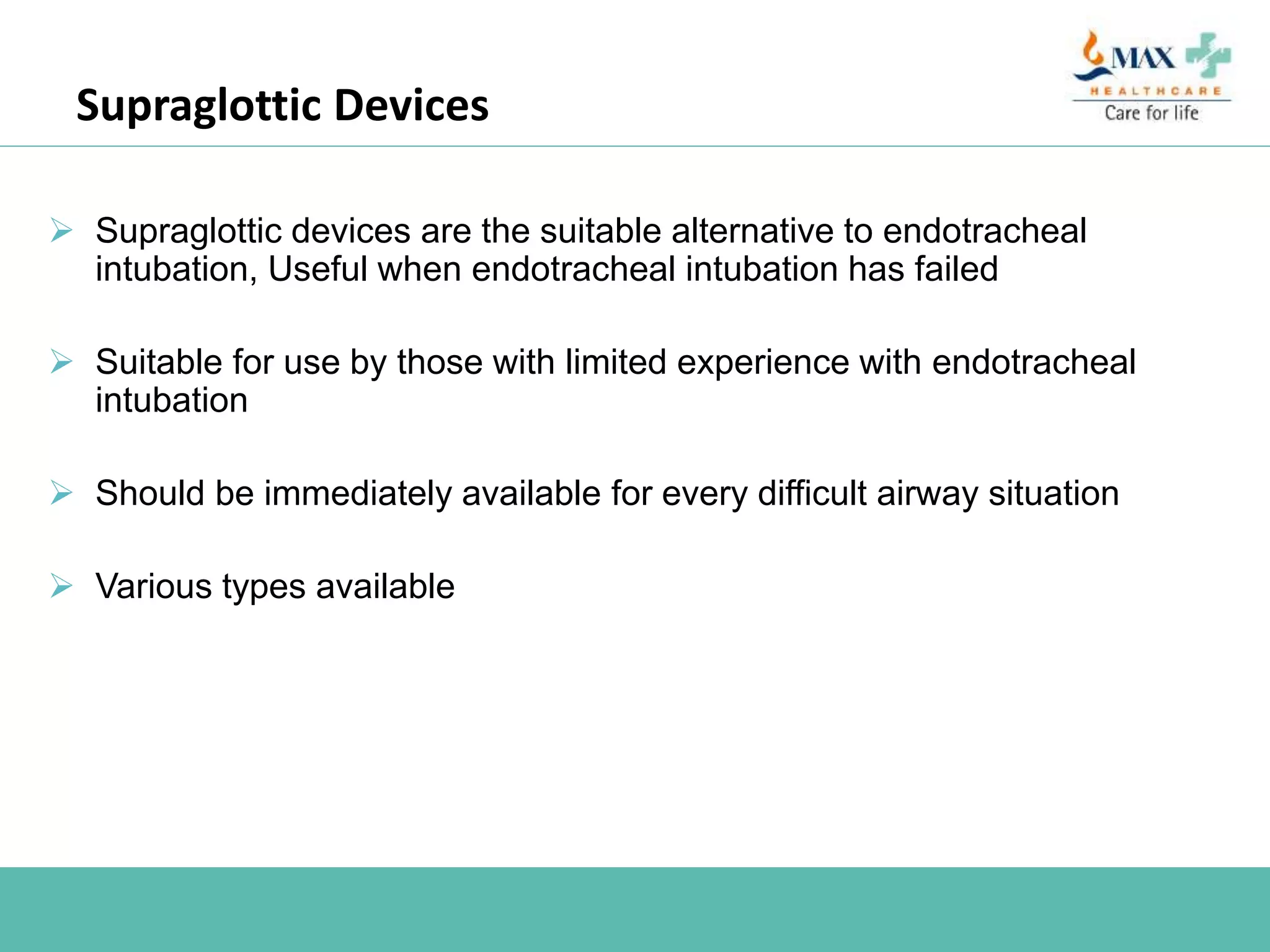 Difficult airway management | PPTX