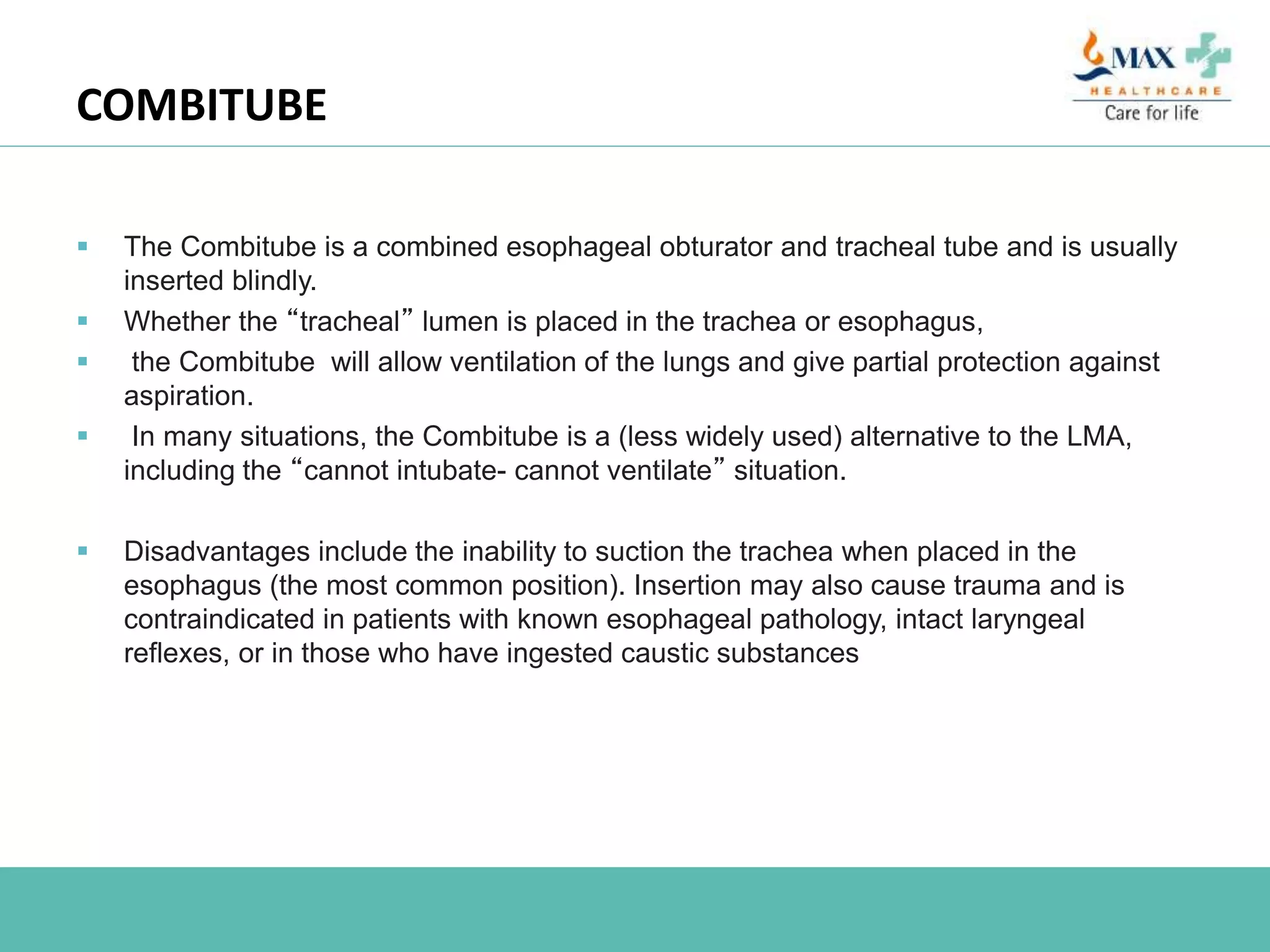 Difficult airway management | PPTX