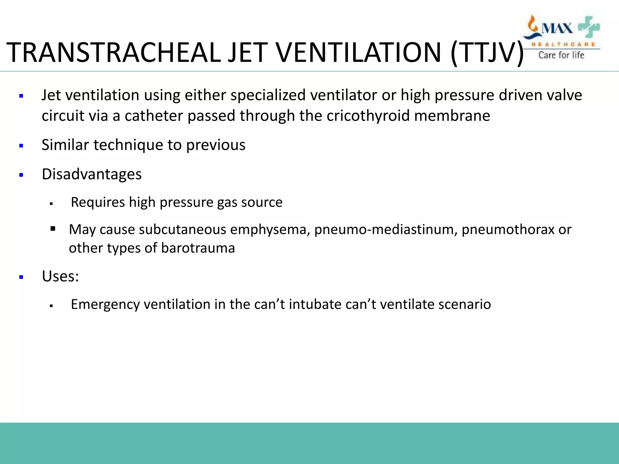 Difficult airway management | PPTX