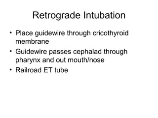 Difficult airway managemnt | PPT
