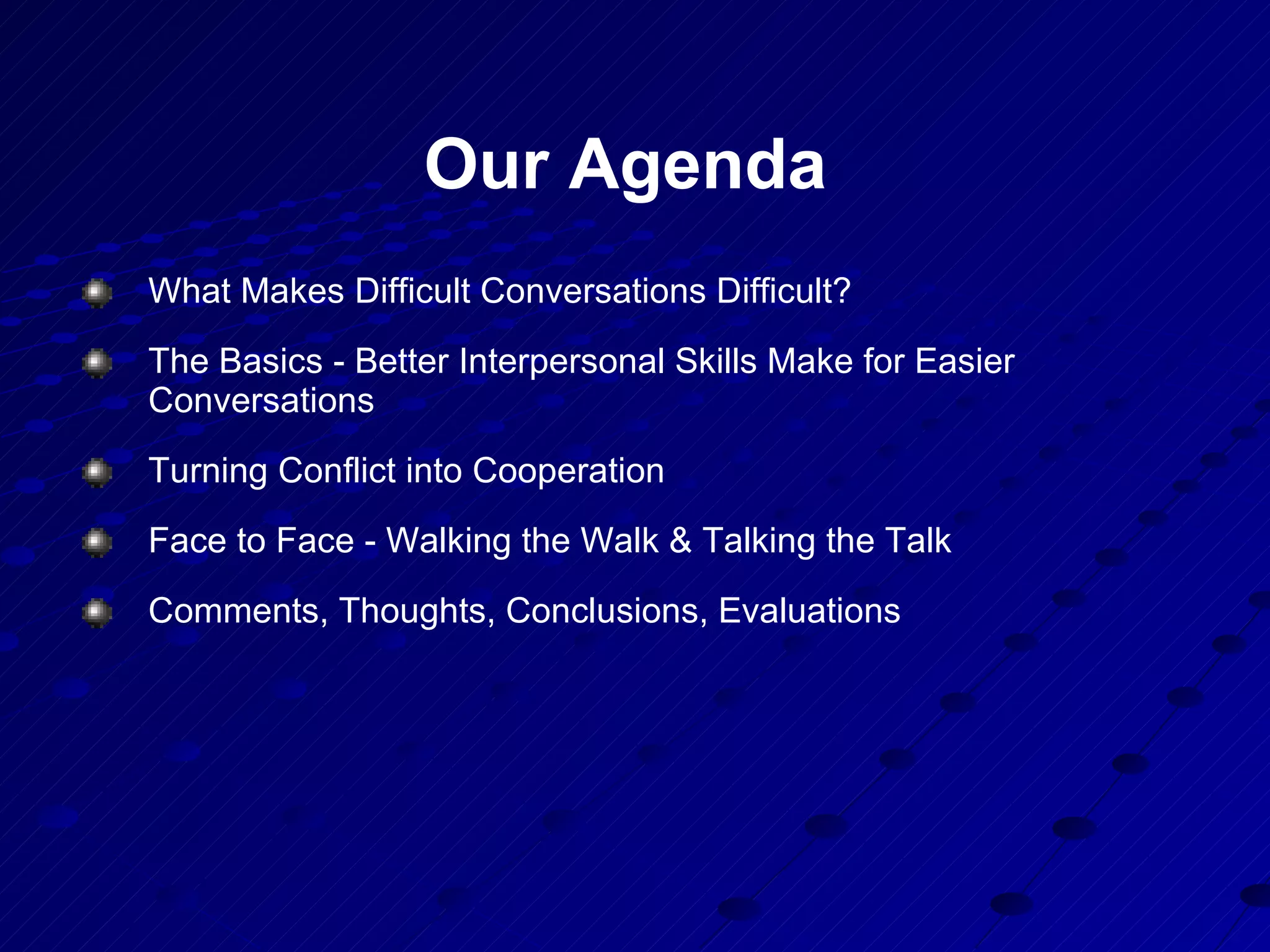 Difficult Conversations | PPT