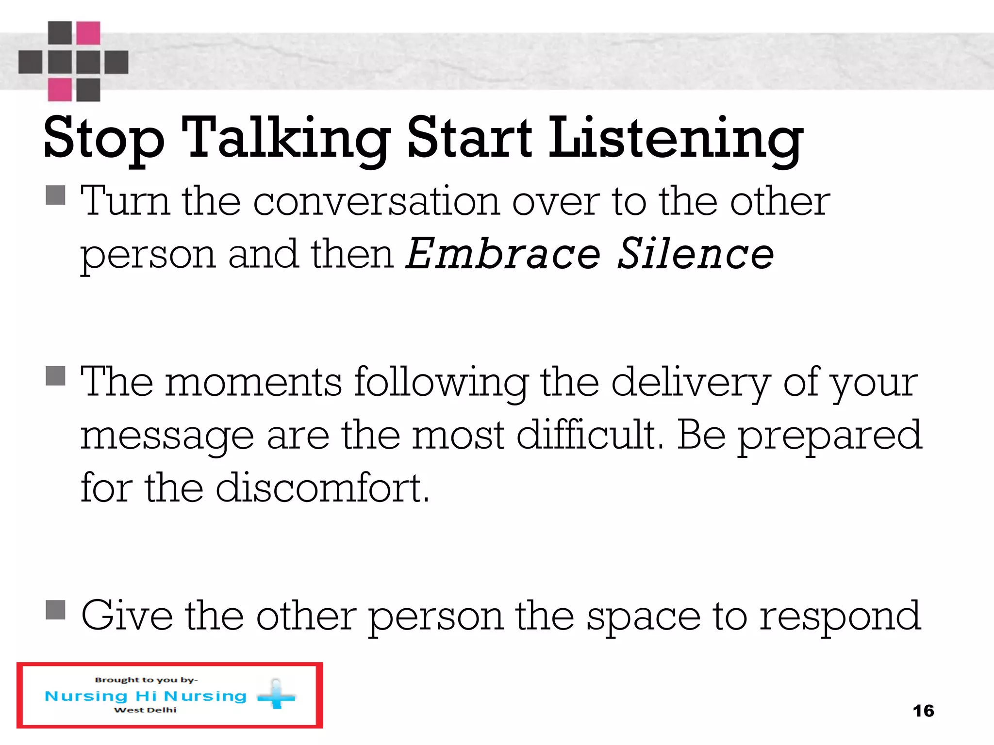 Difficult conversations | PPT