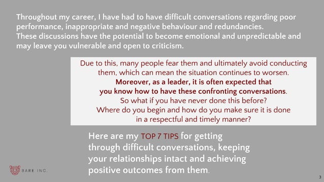 How to have difficult conversations | PDF