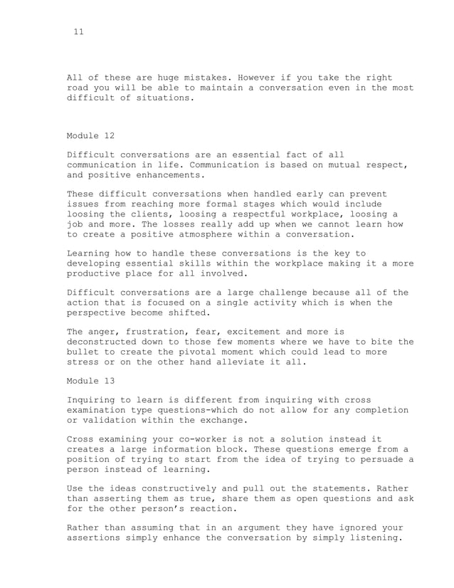 Difficultconversationsscript | PDF