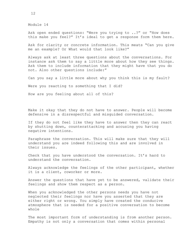 Difficultconversationsscript | PDF