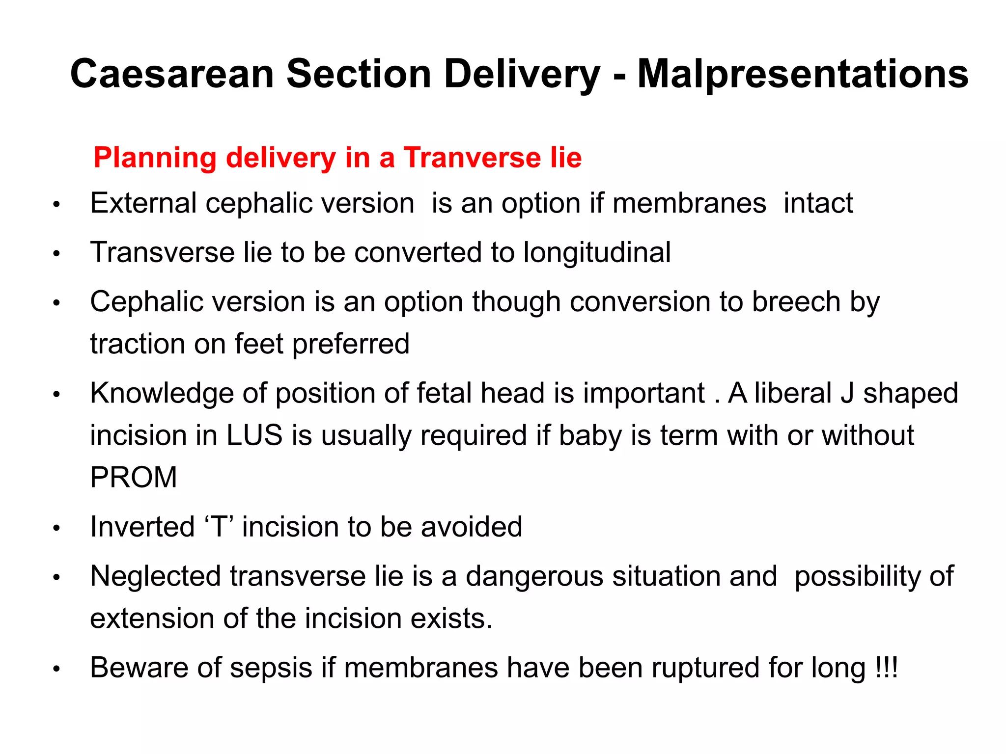 Difficult c section | PPTX