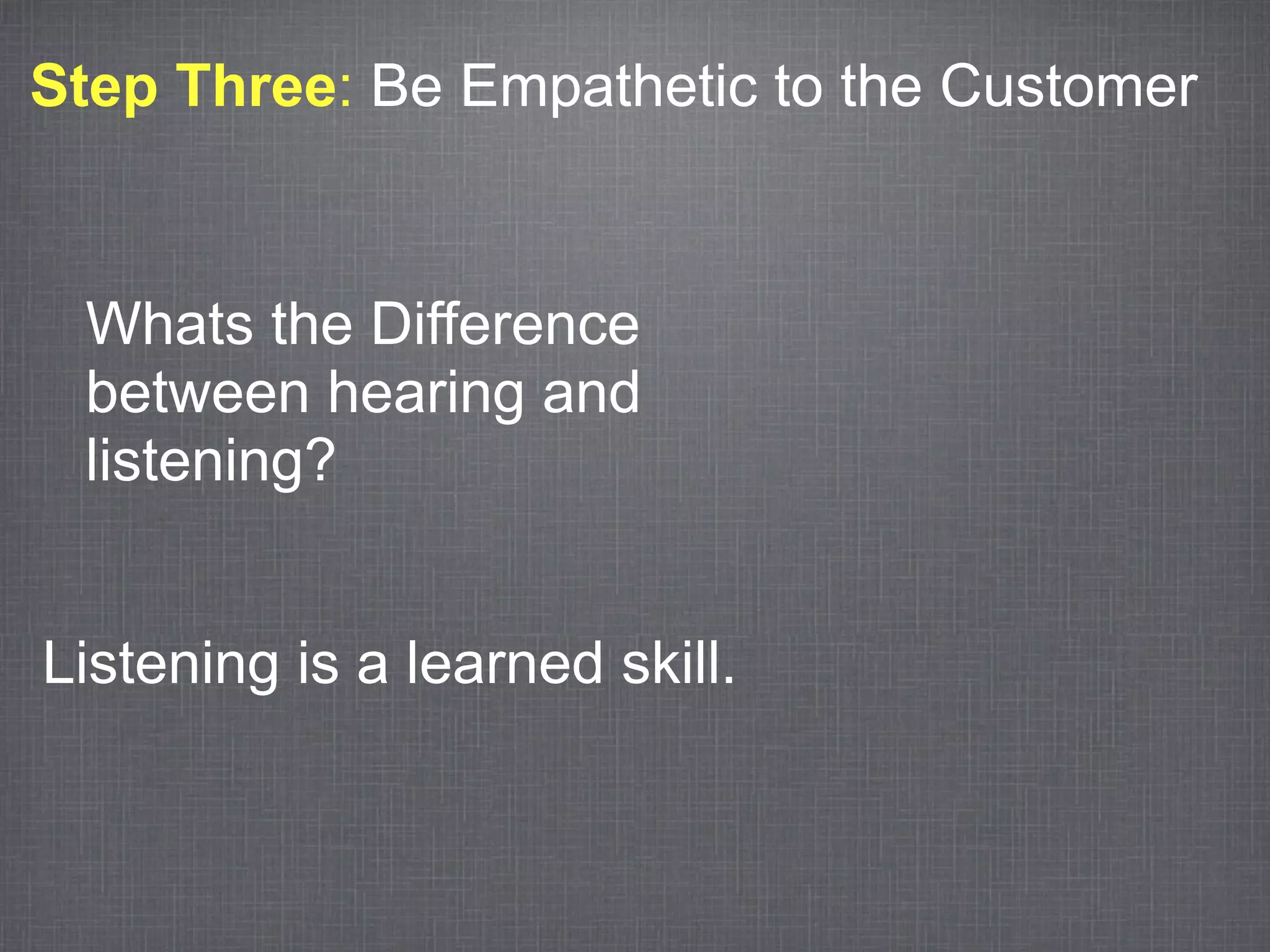 Dealing With Difficult Customers | KEY