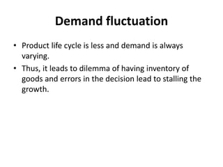 Difficulties in inventory management | PPT