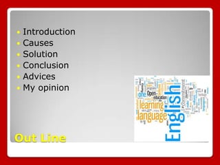 Difficulties learning english | PPTX