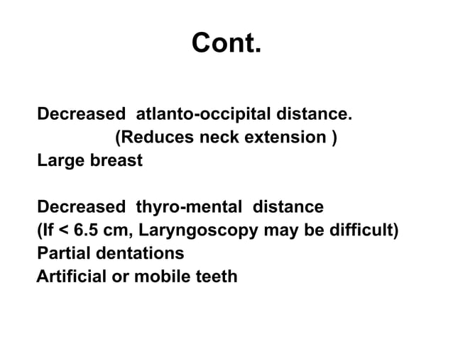 DIFFICULT__INTUBATION.pptx | Lung and Respiratory Health | Diseases and ...