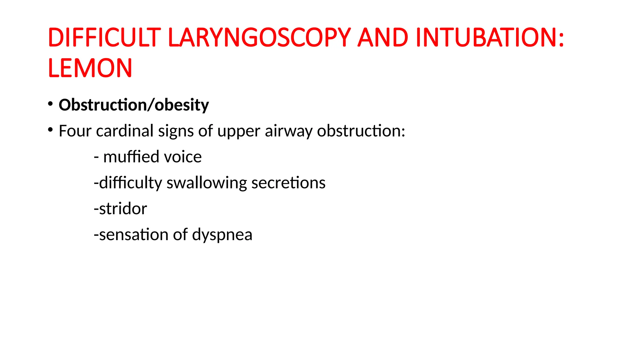 Difficult intubation guidelines in ICU (ANN SNEHA).pptx | Ear, Nose and ...