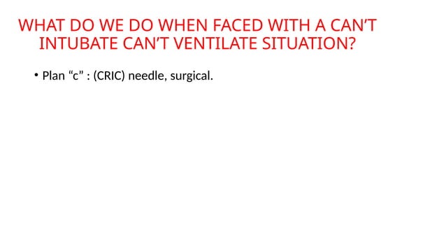 Difficult intubation guidelines in ICU (ANN SNEHA).pptx | Ear, Nose and ...