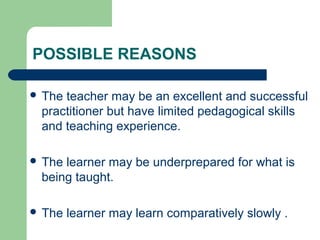 Difficult learner | PPT
