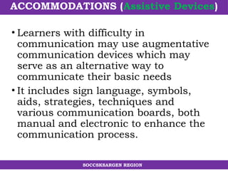 teaching learners with Difficulty-in-Communication | PPTX