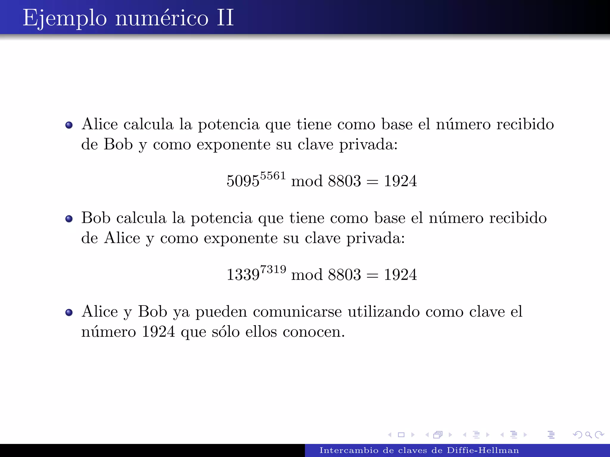 Protocolo de Diffie-Hellman | PPT