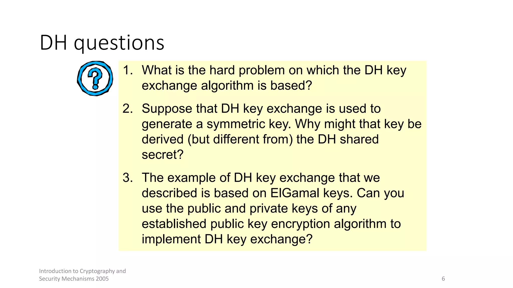 Diffie hellman | PPT