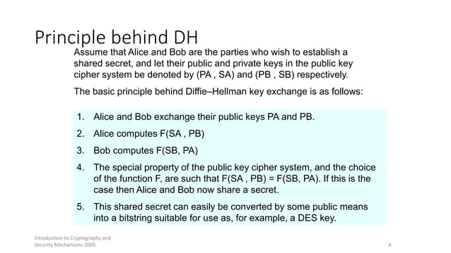 Diffie hellman | PPT