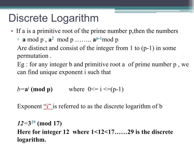 Diffie hellman key exchange algorithm | PPTX