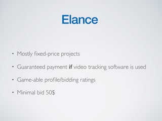 Freelancing platforms - diff | PDF