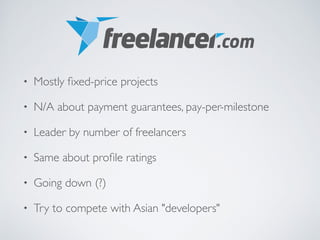 Freelancing platforms - diff | PDF