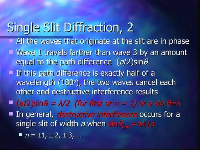 Diffraction | PPT | Physics | Science