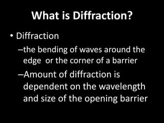 Properties of Waves: Diffraction | PPTX | Physics | Science