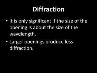 Properties of Waves: Diffraction | PPTX | Physics | Science