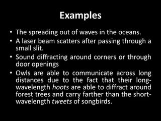 Properties of Waves: Diffraction | PPTX | Physics | Science
