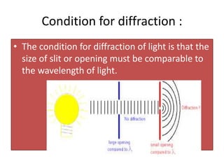 Diffraction | PPTX | Physics | Science