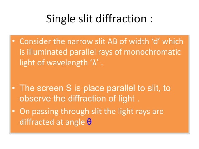 Diffraction Pptx Physics Science