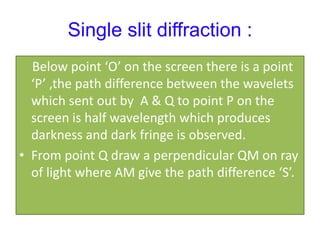 Diffraction | PPTX | Physics | Science