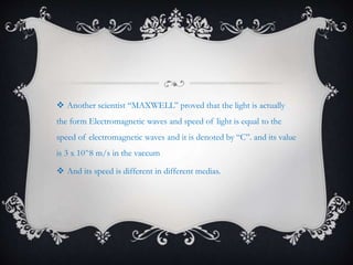Diffraction and wave theory of light | PPTX