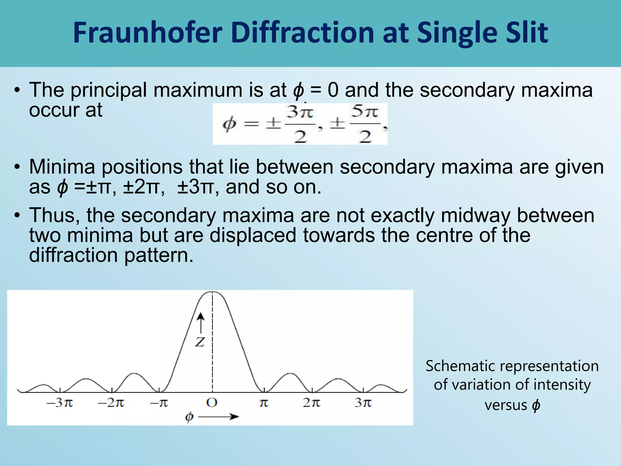 Diffraction of Light waves | PPTX