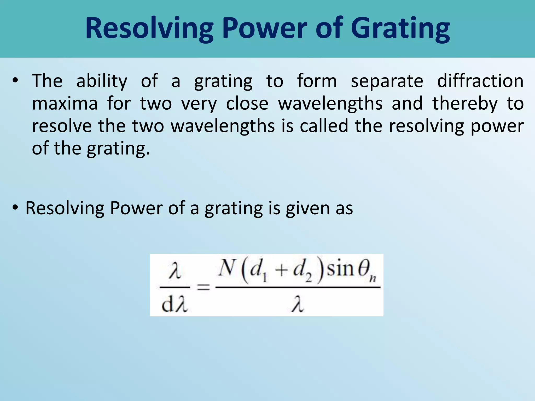 Diffraction of Light waves | PPTX