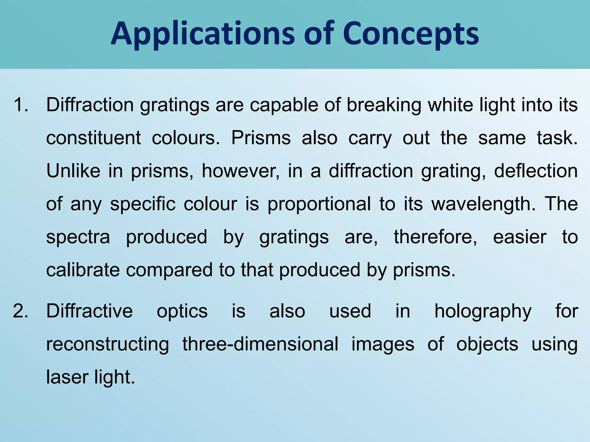 Diffraction of Light waves | PPTX