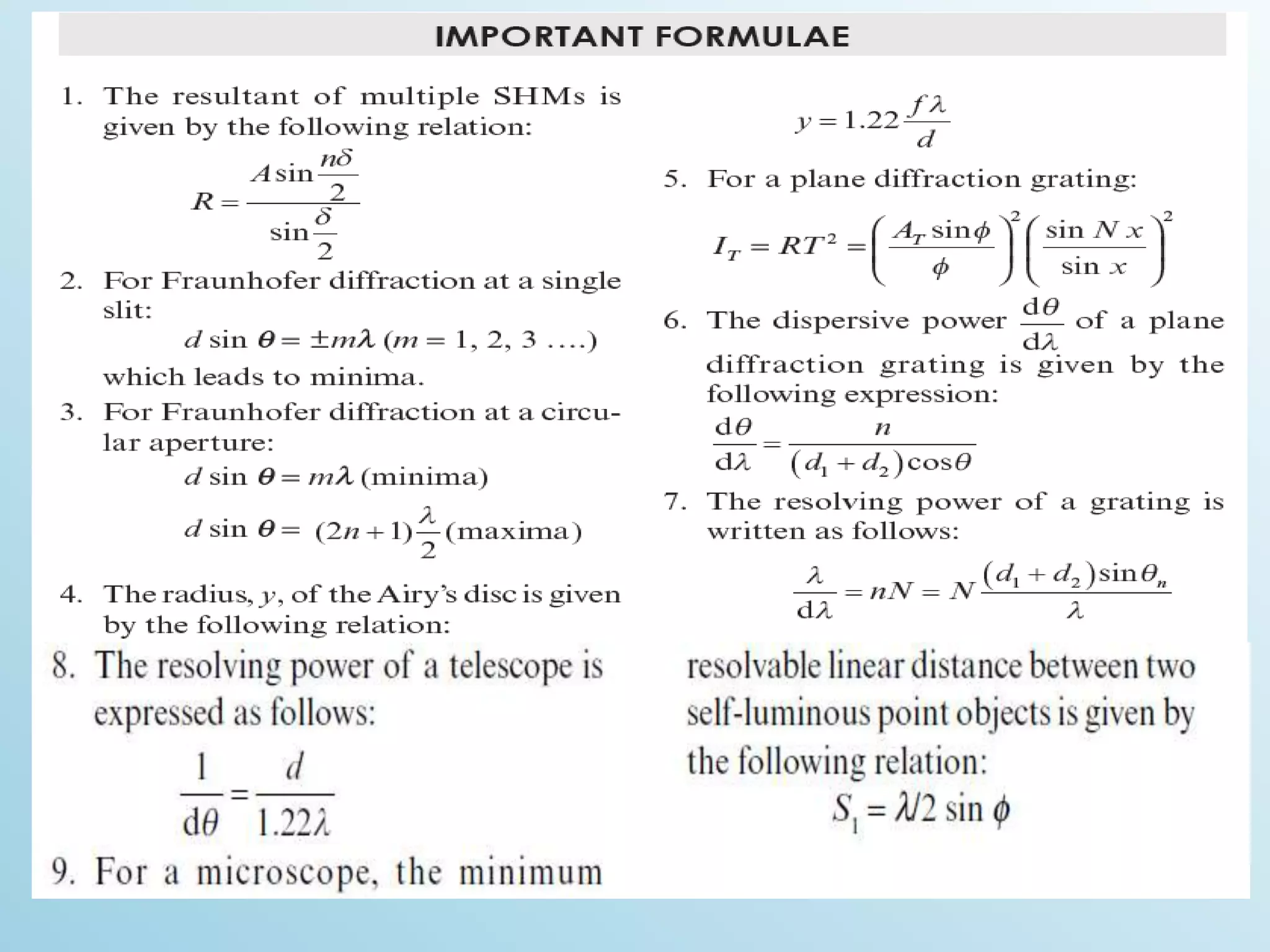 Diffraction of Light waves | PPTX