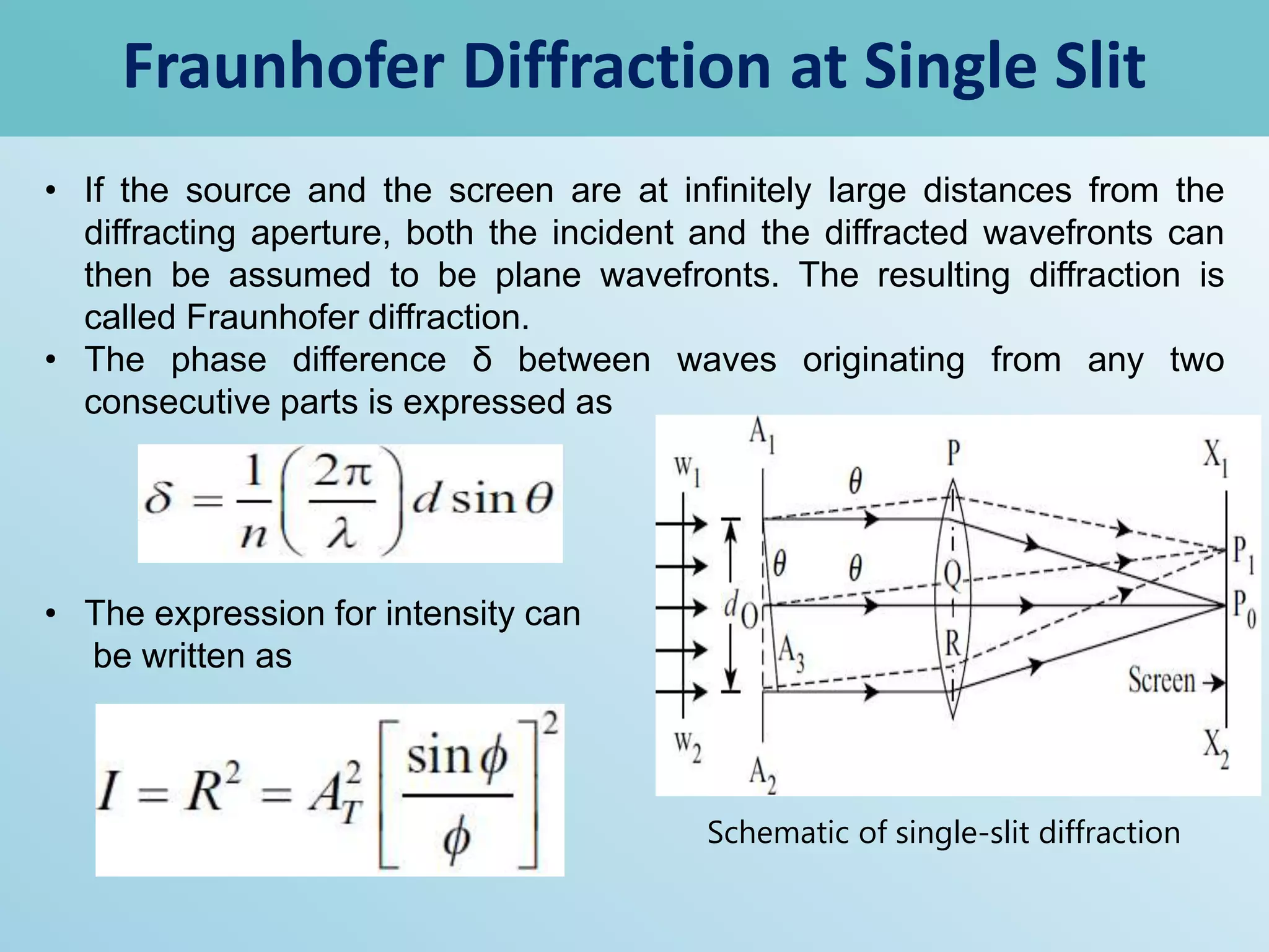 Diffraction of Light waves | PPTX
