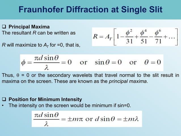 Diffraction of Light waves | PPTX