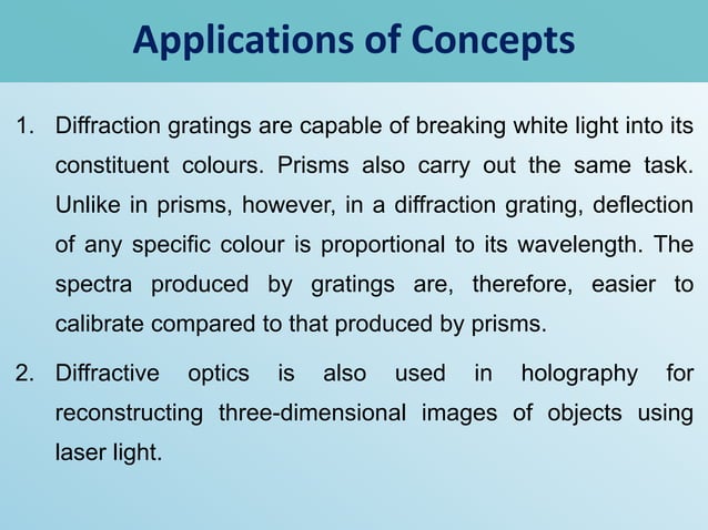 Diffraction of Light waves | PPTX