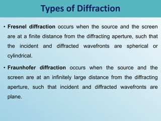 Diffraction of Light waves | PPTX