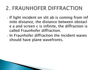 Diffraction | PPTX