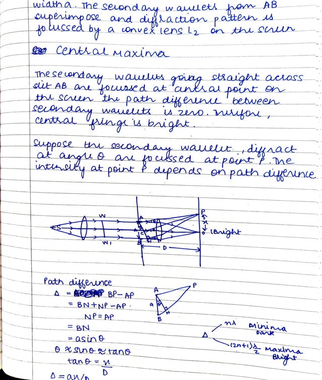 Class 12 Physics Notes | PDF | Eye and Vision Conditions | Diseases and ...