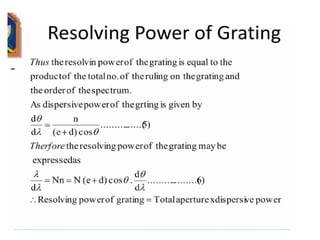 Fraunhofer's Diffraction at a N slit (Grafting).pptx