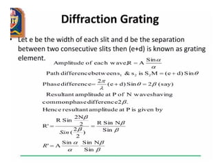 Fraunhofer's Diffraction at a N slit (Grafting).pptx